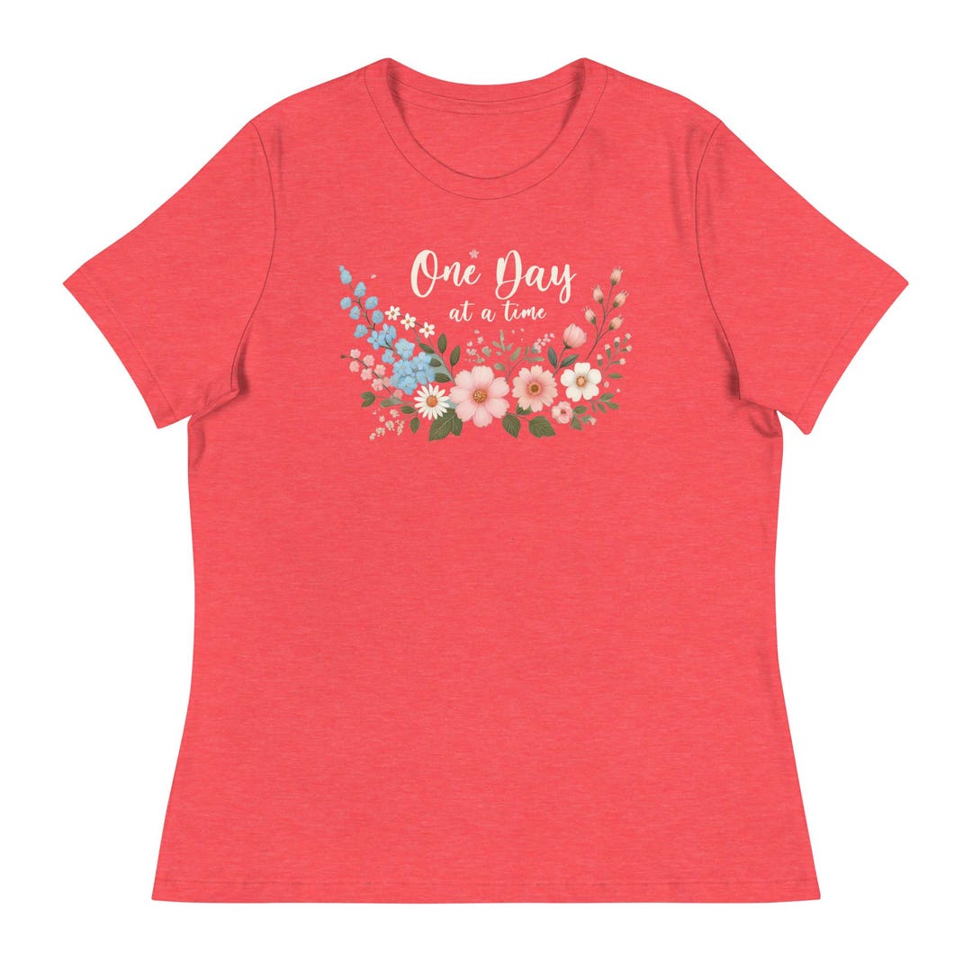 One Day at a Time Flowers AA NA Al-anon Slogans Sayings Birthday ...