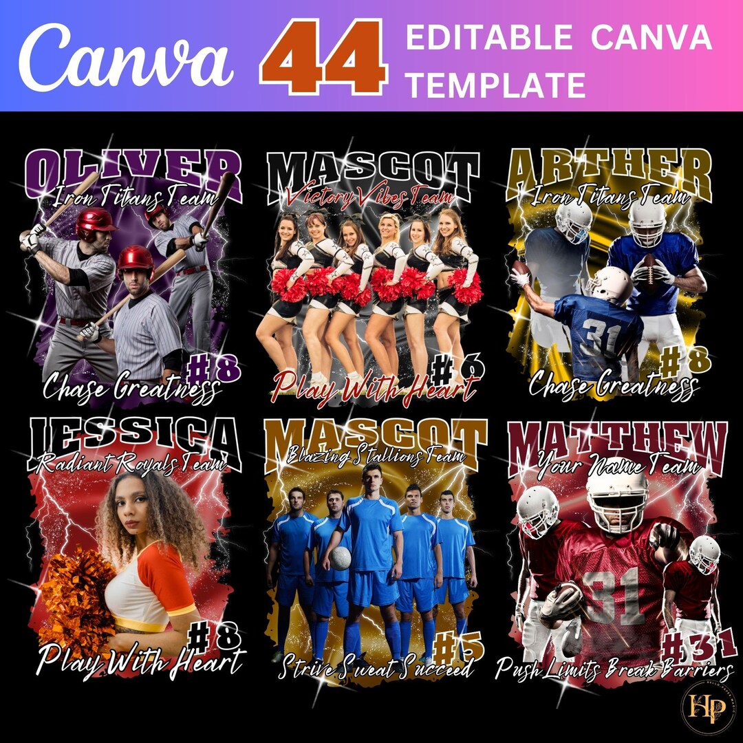 Editable Football Mascot Shirt Template: Custom School Design (canva ...