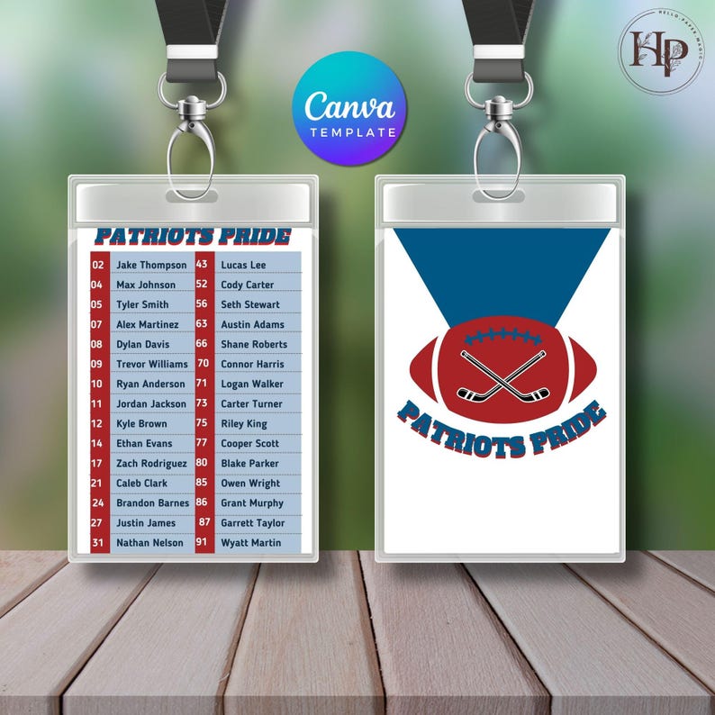 Team Roster Card Template, Editable Team Roster Card, Team Roster Card ...