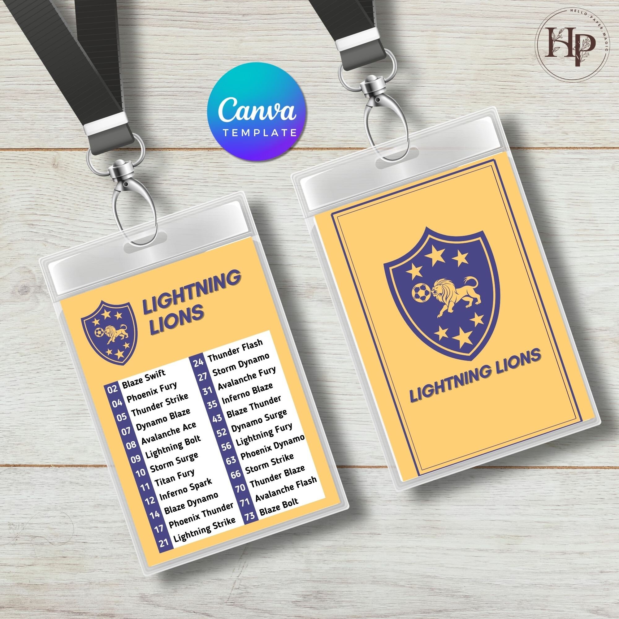 Team Roster Card Template, Editable Team Roster Card, Team Roster Card ...