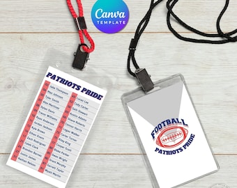 Team Roster Card Template, Editable Team Roster Card, Team Roster Card ...