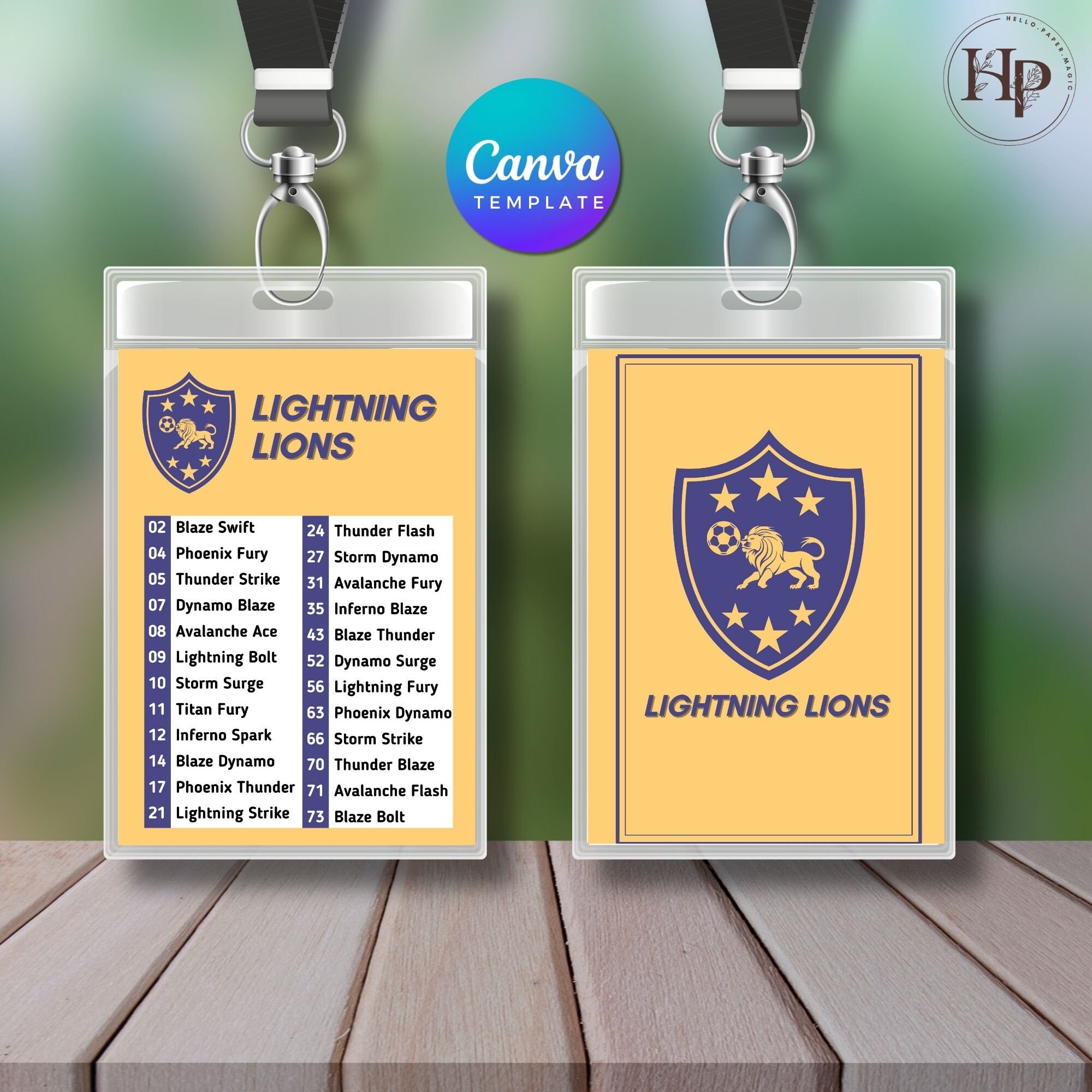 Team Roster Card Template, Editable Team Roster Card, Team Roster Card ...