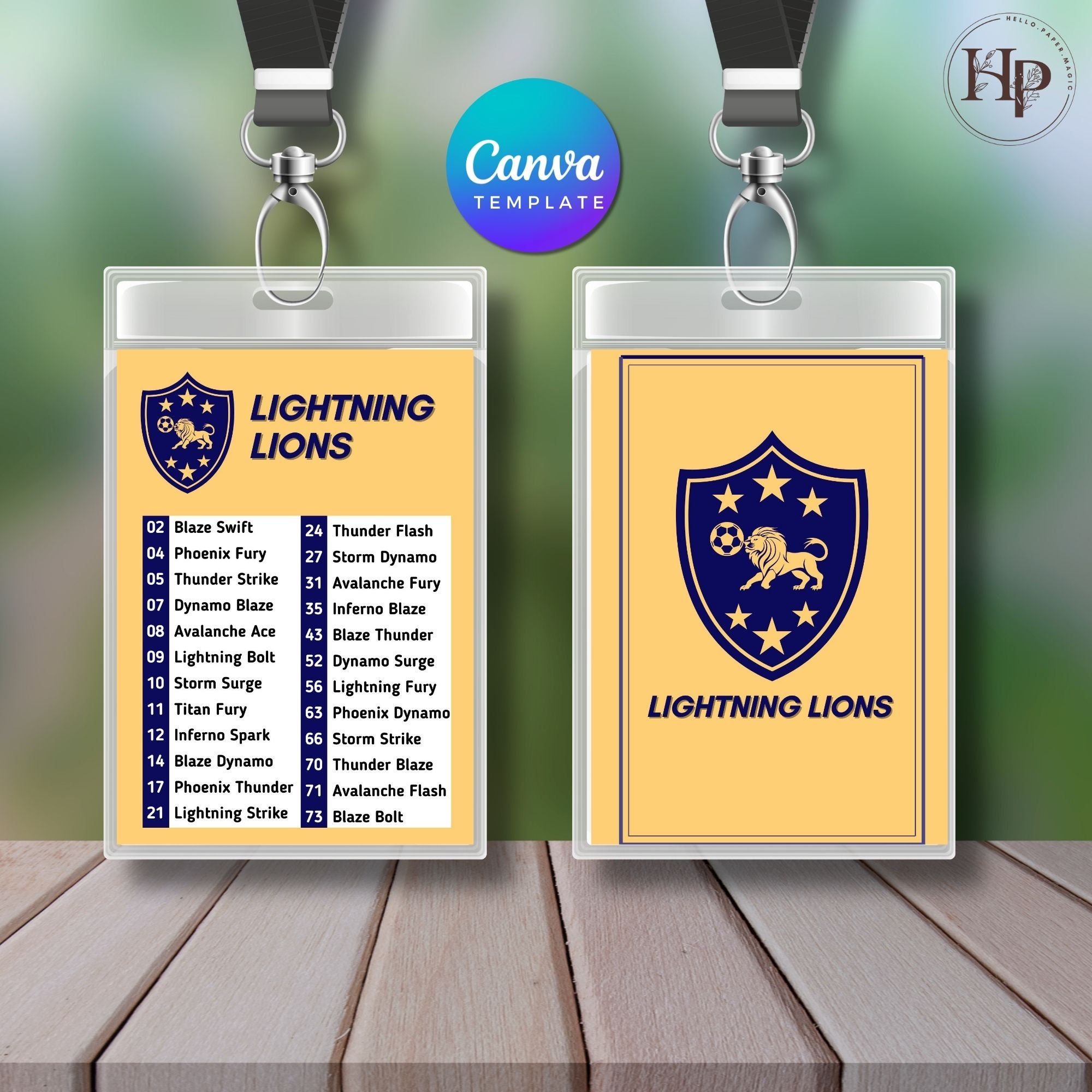 Team Roster Card Template, Editable Team Roster Card, Team Roster Card ...