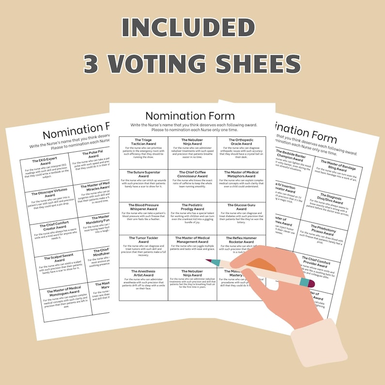 Funny Nurse Staff Appreciation Award Certificates: Printable Canva ...