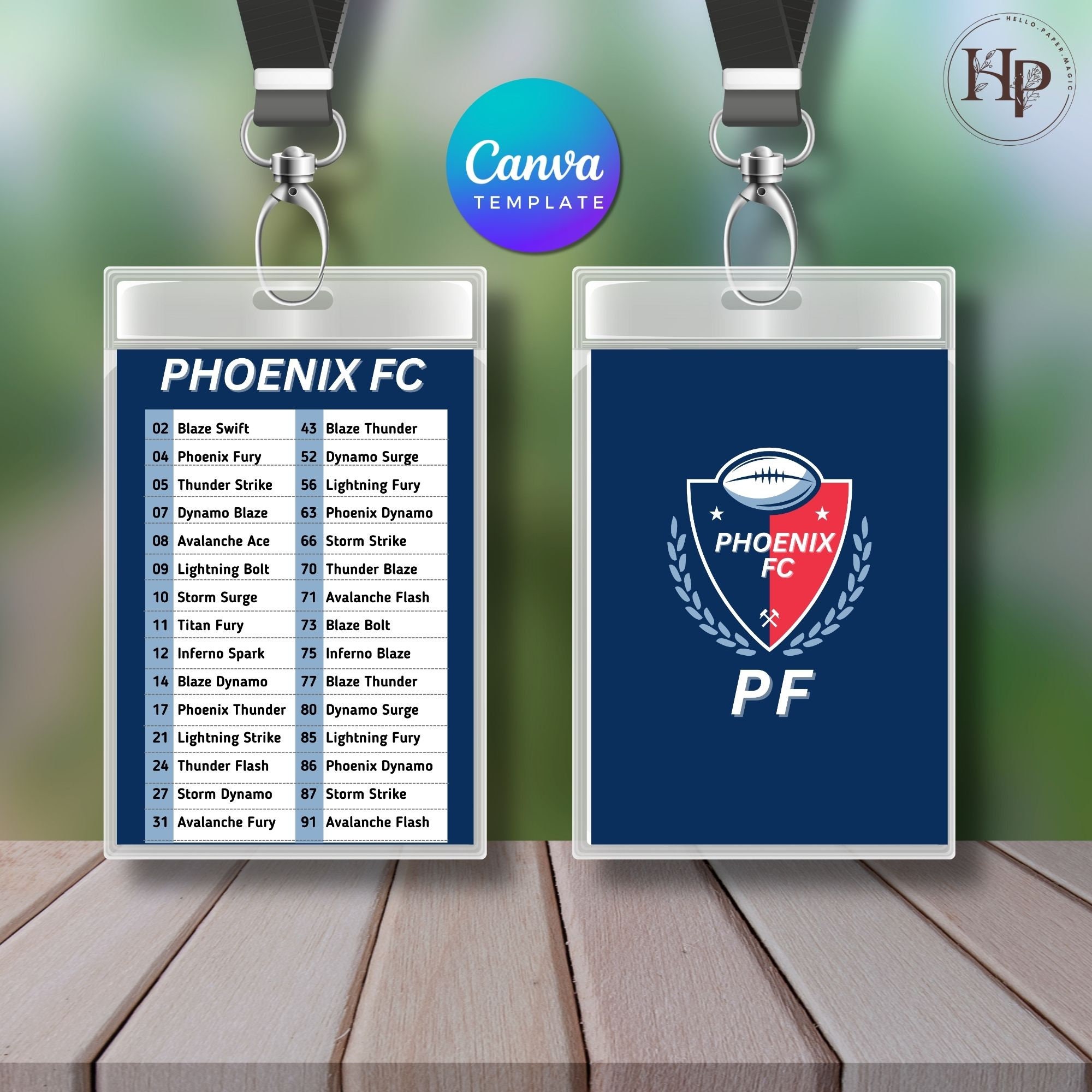 Team Roster Card Template, Editable Team Roster Card, Team Roster Card ...