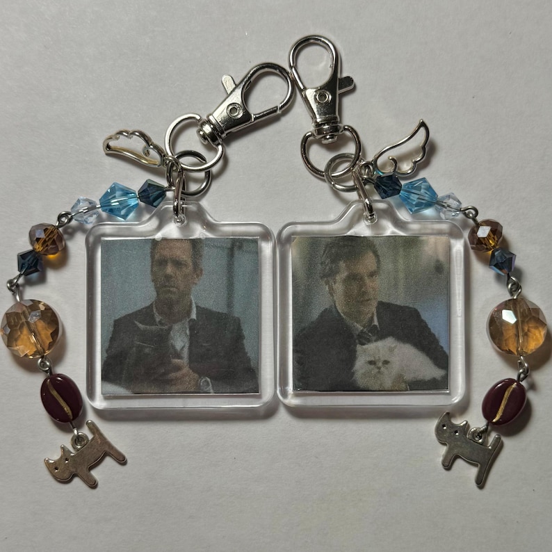 House Md Matching Photo Keychains!! Handmade House N Wilson Beaded ...
