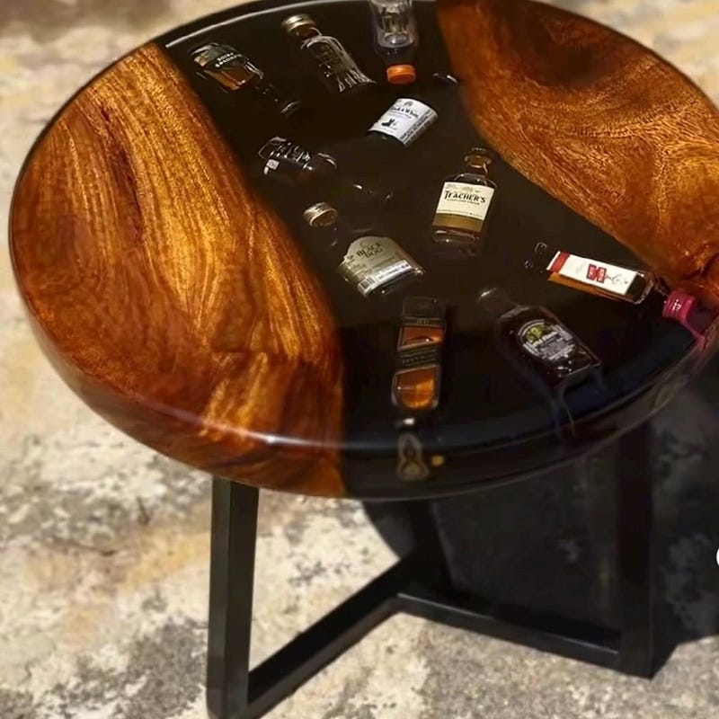 Epoxy Bar Table - Etsy