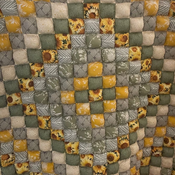 Puff Quilt - Etsy