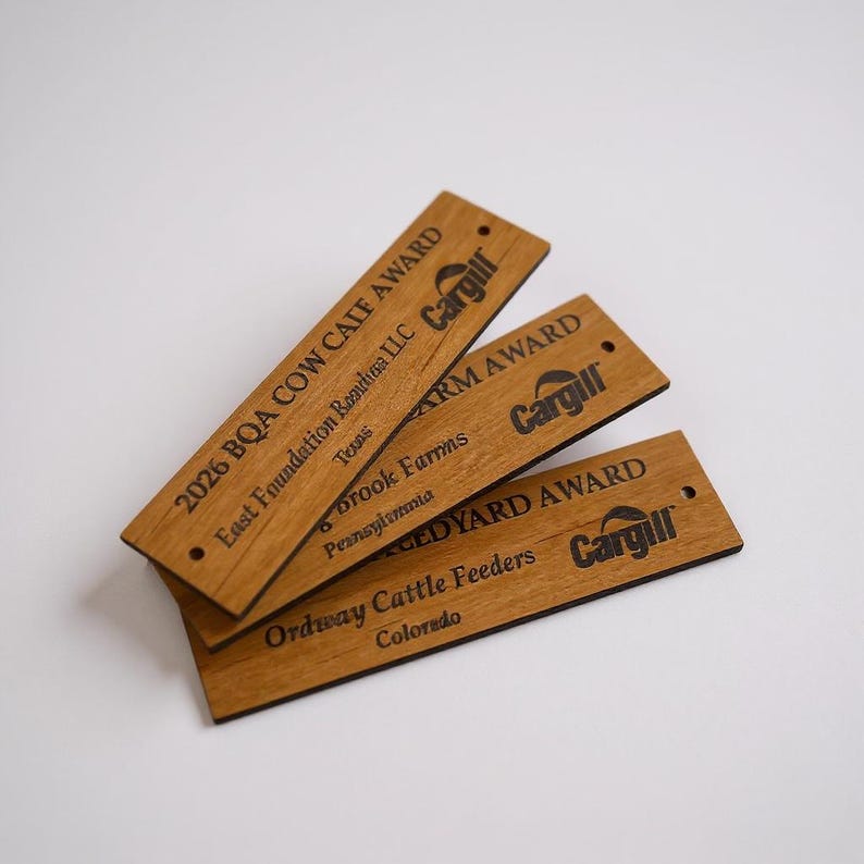 Engraved Wood Plate Custom Size Solid Wood Grain Engraving Plate Wood ...