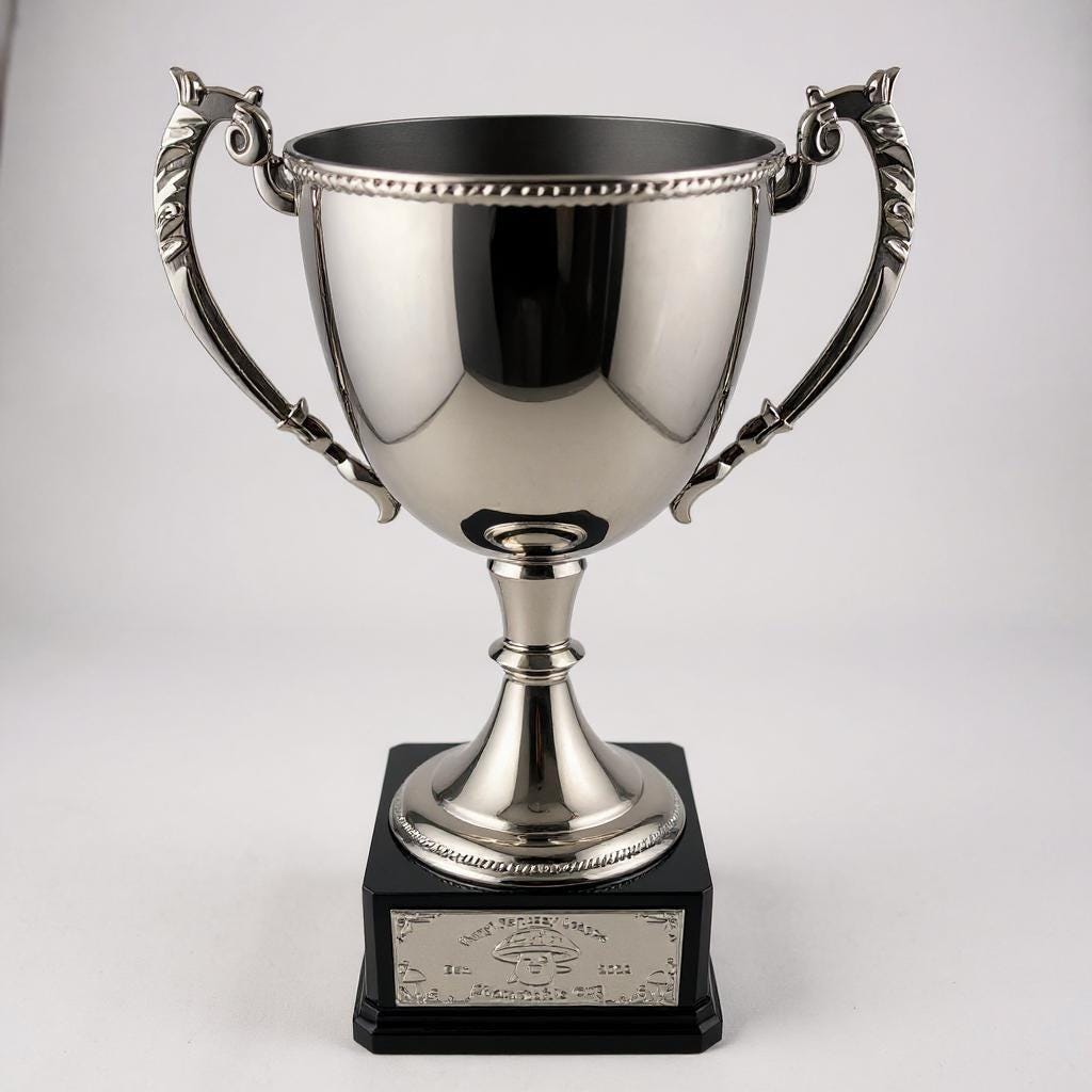 Silver Trophy Cup Various Sizes Drinkable Trophy Cup Fantasy Trophy Cup ...