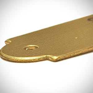 Engraved Brass Nameplate Locker Plate Memorial Plate Frame Plate ...