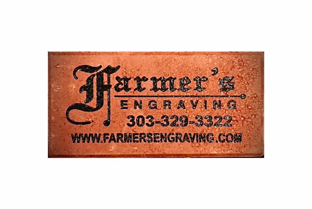 Engraved Brick With Personalized Text and Logo - Customizable Engraved ...
