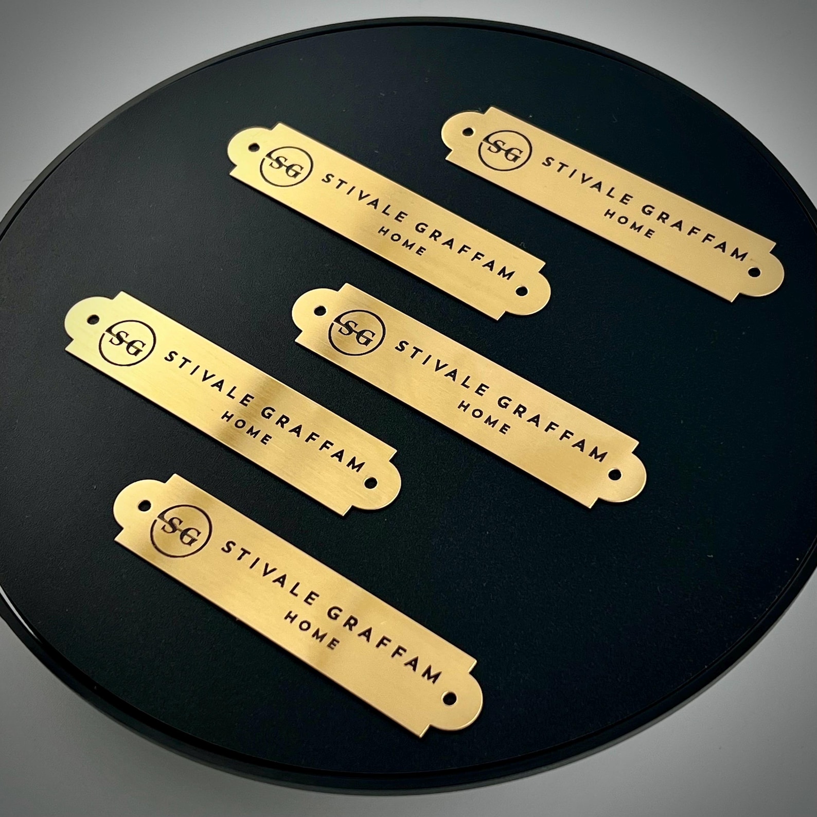 Engraved Brass Nameplate Locker Plate Memorial Plate Frame Plate ...