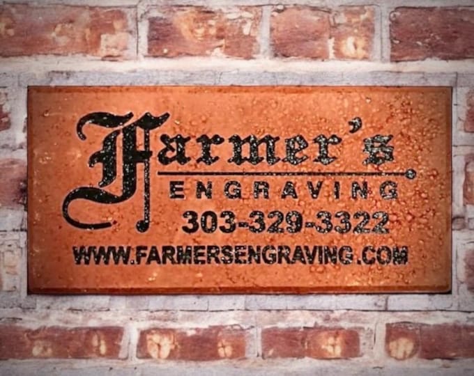 Engraved Brass Nameplate Locker Plate Memorial Plate Frame Plate ...