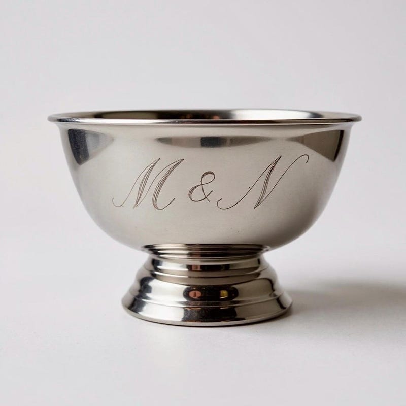 Silver Centerpiece Bowl - Etsy