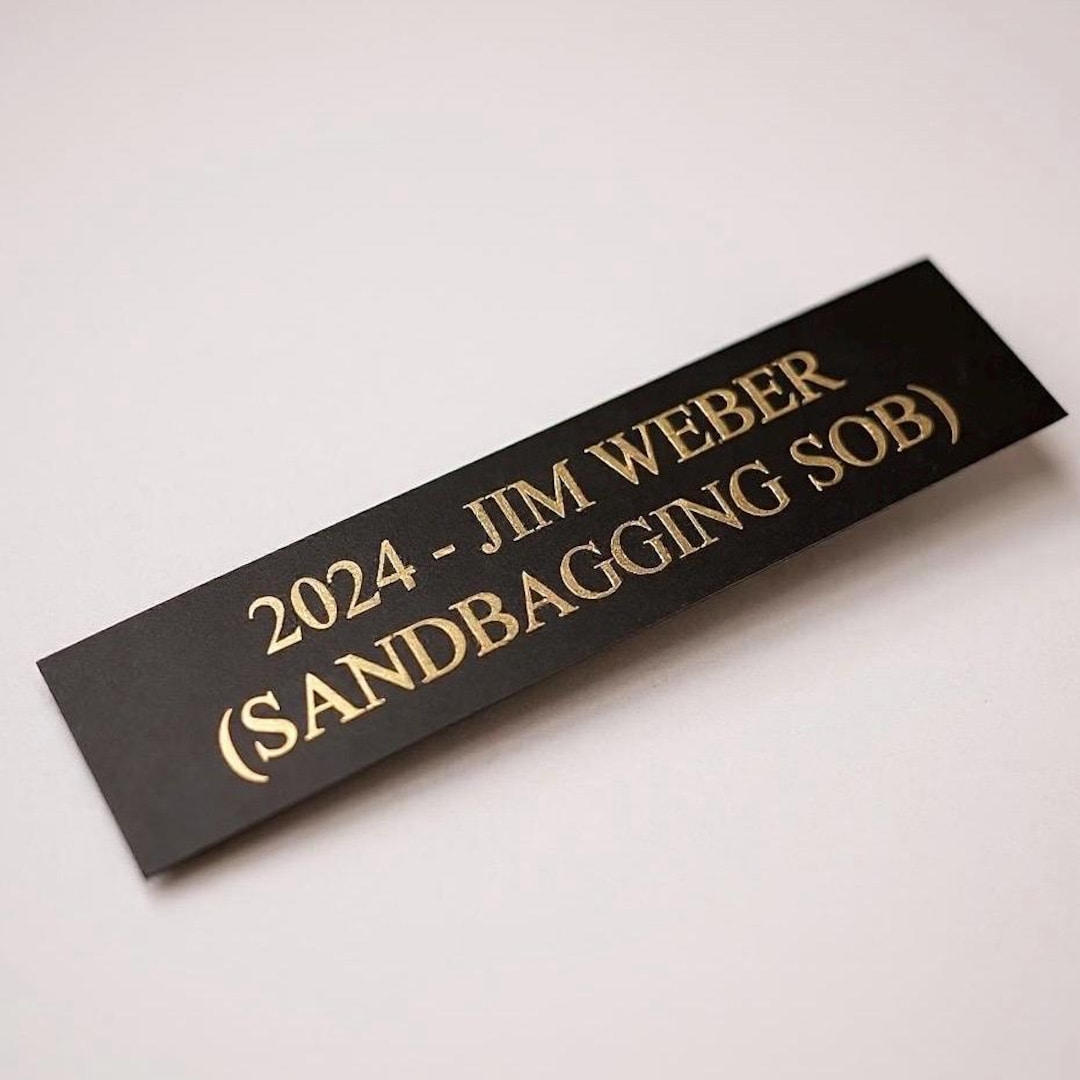 Engraved Brass Nameplate, Black Painted Brass Plaque, Laser Engraved ...