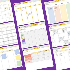Onenote Templates Kanban Board - Etsy