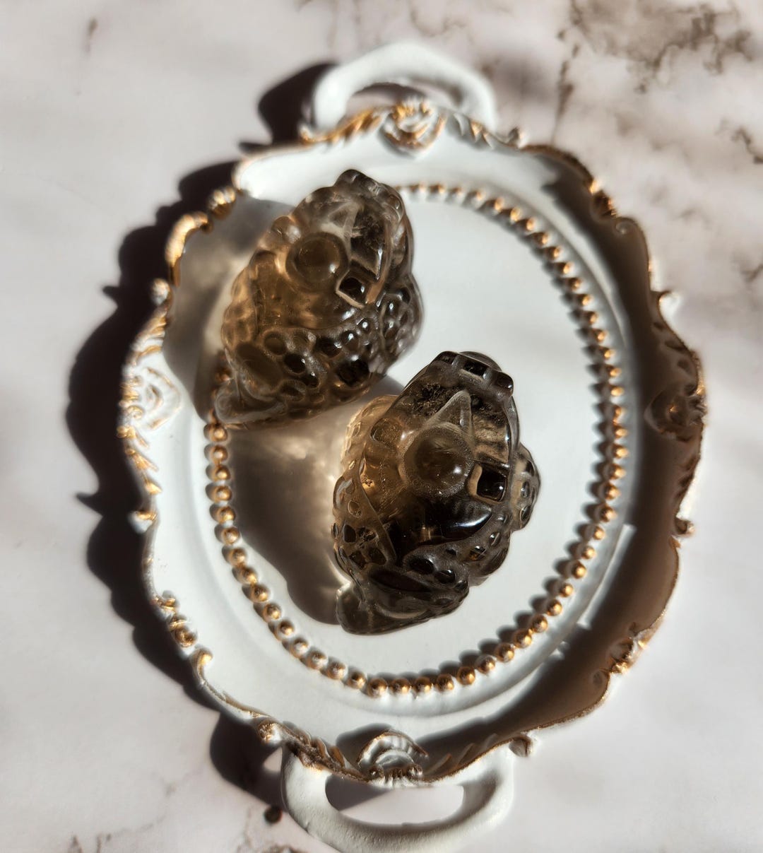 Smoky Quartz Money Toad Carvings, Money Frog, Natural Smoky Quartz - Etsy