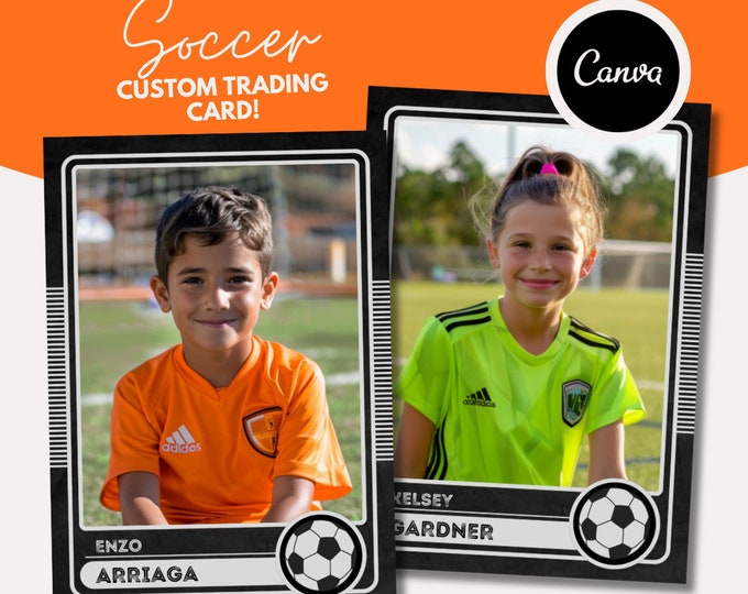 Create Your Own Sports Card, Custom Sports Card, Trading Printable ...