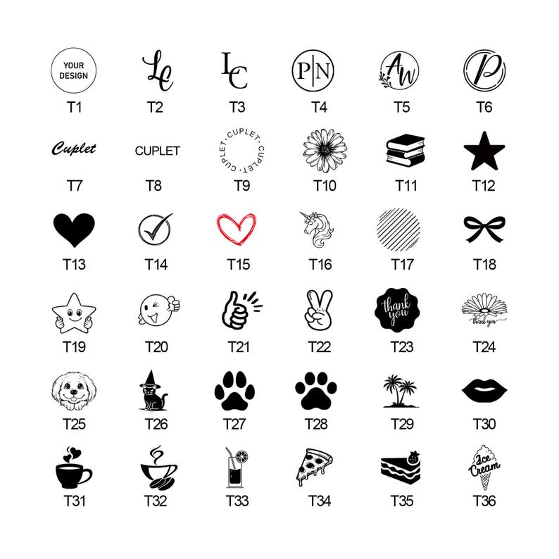 Custom Mini Loyalty Card Stamp: Personalized Pre-inked Rubber Stamp - Etsy