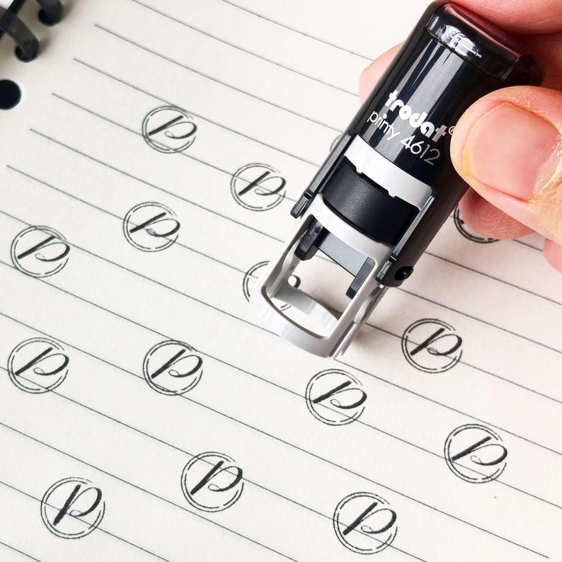 Custom Mini Loyalty Card Stamp: Personalized Pre-inked Rubber Stamp - Etsy
