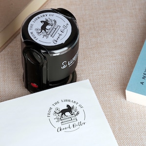 Book Stamp Personalized | Custom Stamp | Personalized Self Inking Stamp ...
