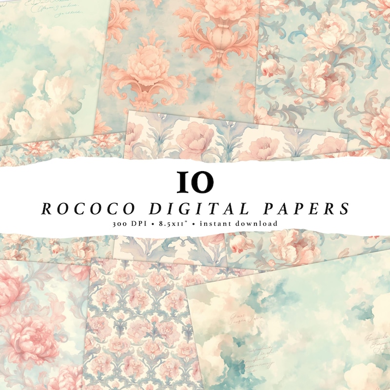 Regency Floral - Etsy