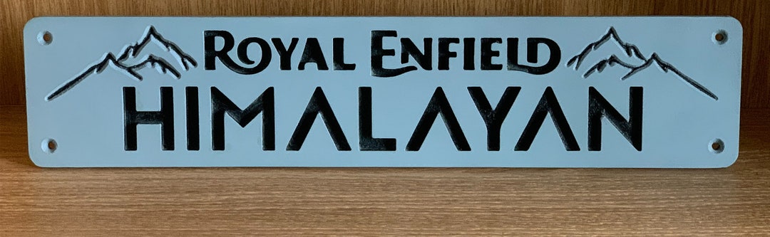 Royal Enfield Himalayan Sign Art Motorbike Workshop - Etsy