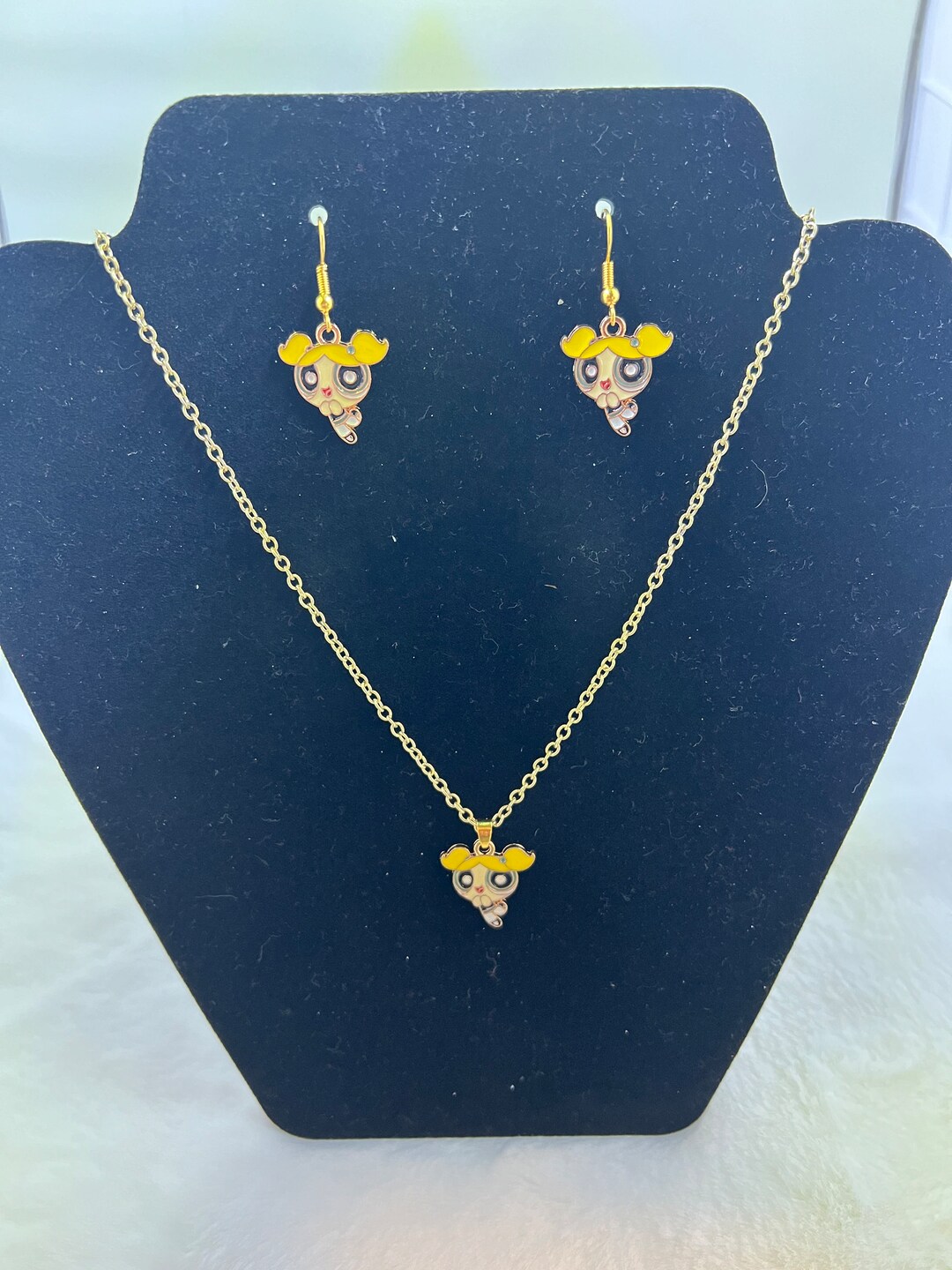 Powderpuff Girl Necklace Sets - Etsy