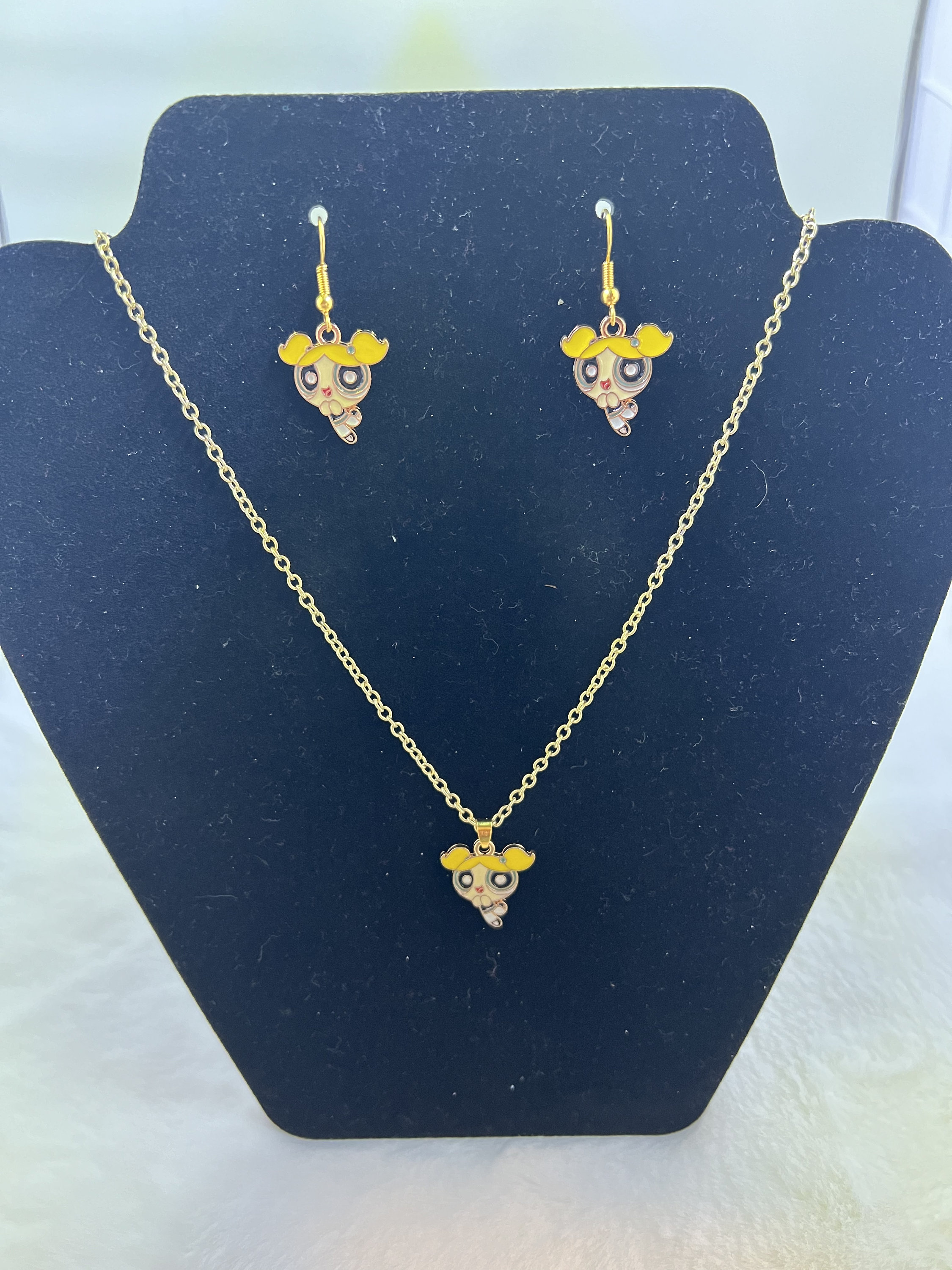 Powderpuff Girl Necklace Sets - Etsy