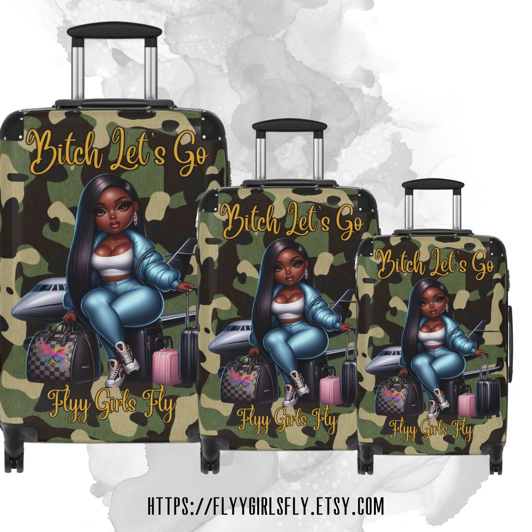 Girl Trip Custom Luggage Set Girl Travel Luggage Girl Trip Luggage ...