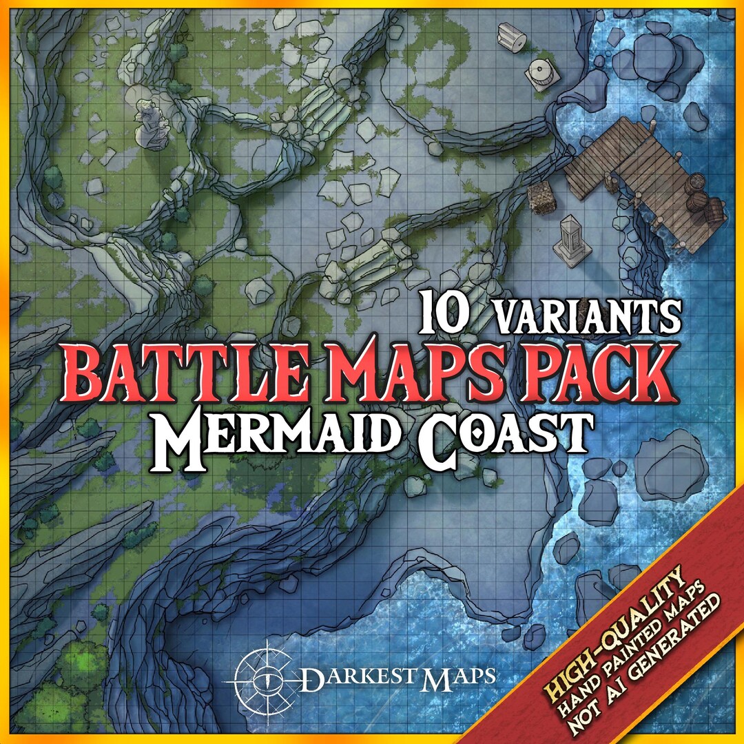 Coast Battlemap | Dnd Battle Maps, D&D, Dungeons and Dragons, Map ...