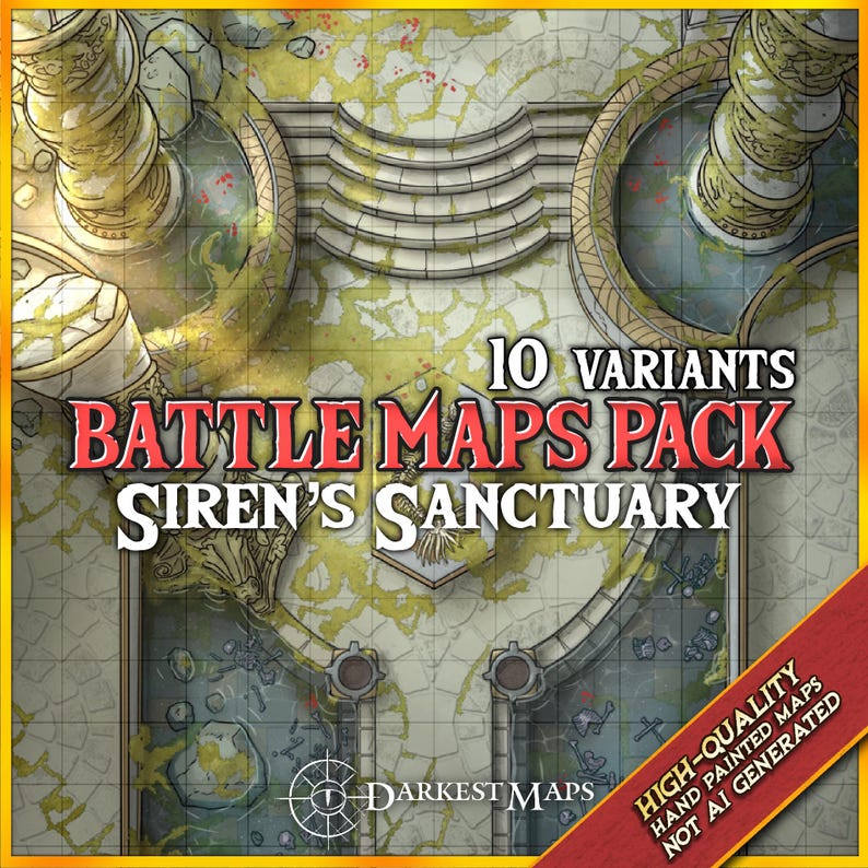 Fantasy Ruins Battlemap | Dnd Battle Maps, D&D, Dungeons and Dragons, Map Collection, Dungeon ...