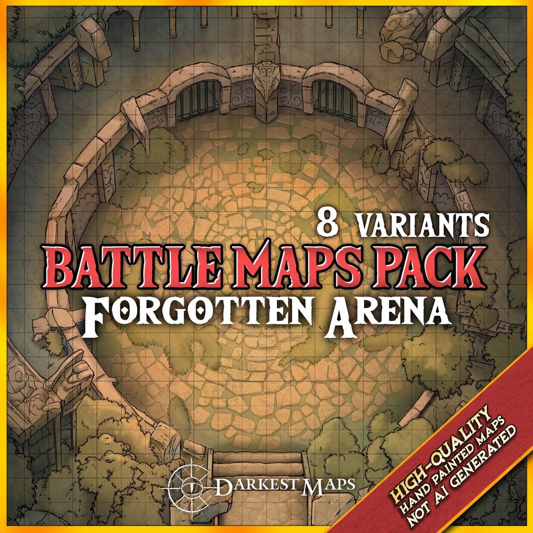 Forgotten Arena Battlemap | Dnd Battle Maps, D&D, Dungeons and Dragons ...