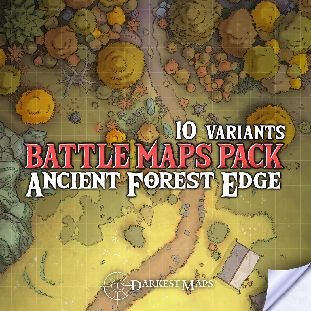 Forest Battlemap Dnd Battle Map, Role Playing Maps, Dungeons and ...