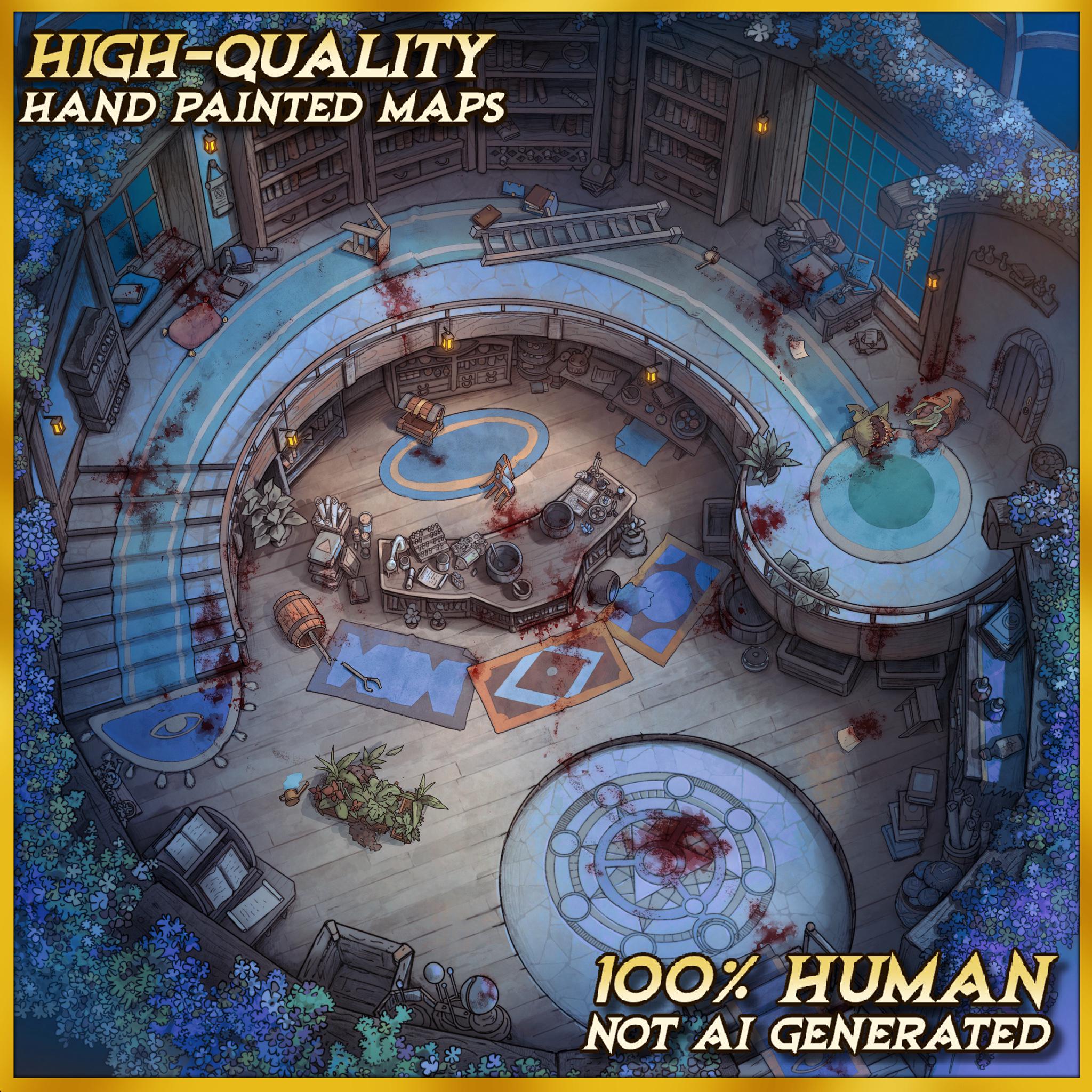 Alchemy Shop Battlemap | Dnd Battle Maps, D&D, Dungeons and Dragons ...