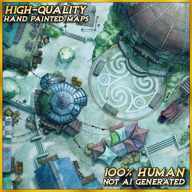 Fantasy City Battlemap | Dnd Battle Maps, D&D, Dungeons and Dragons ...