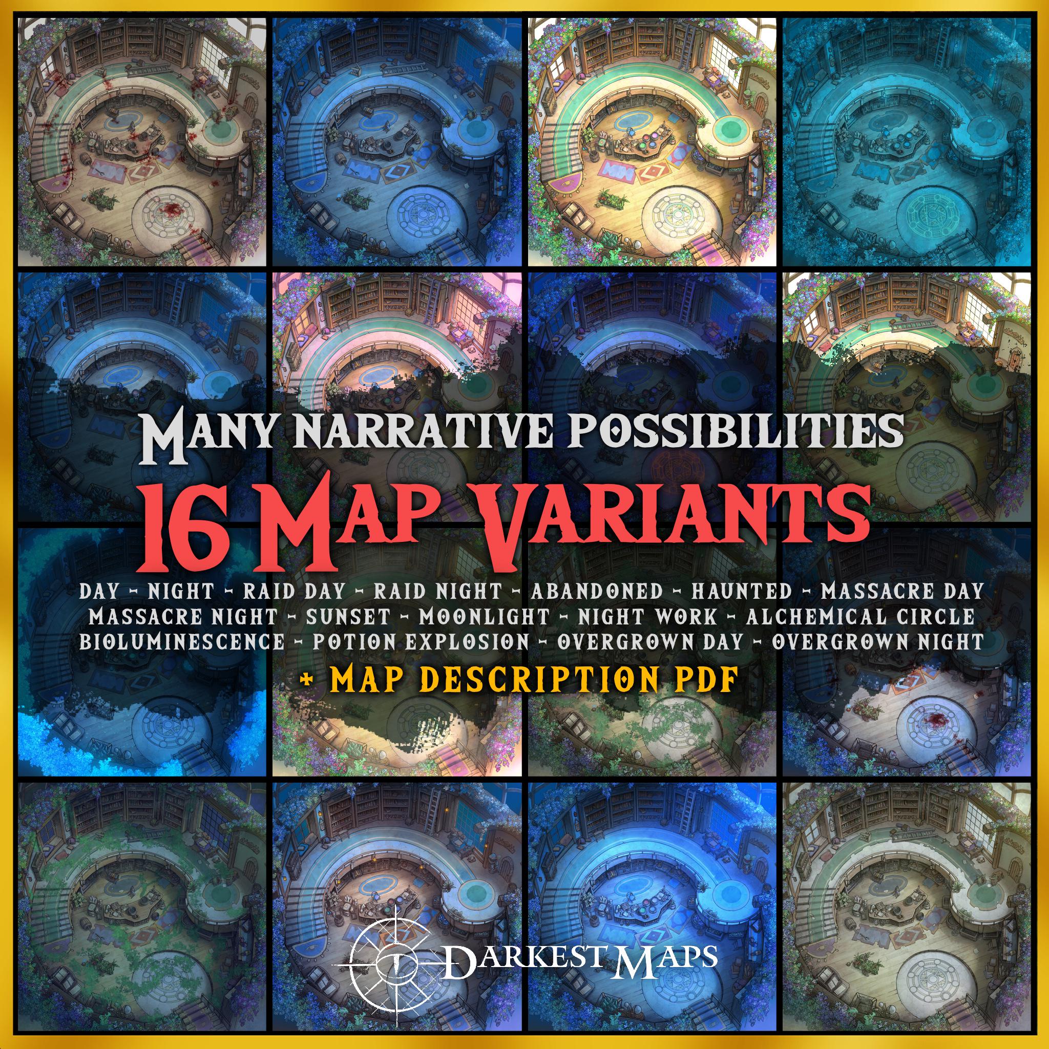 Alchemy Shop Battlemap | Dnd Battle Maps, D&D, Dungeons and Dragons ...