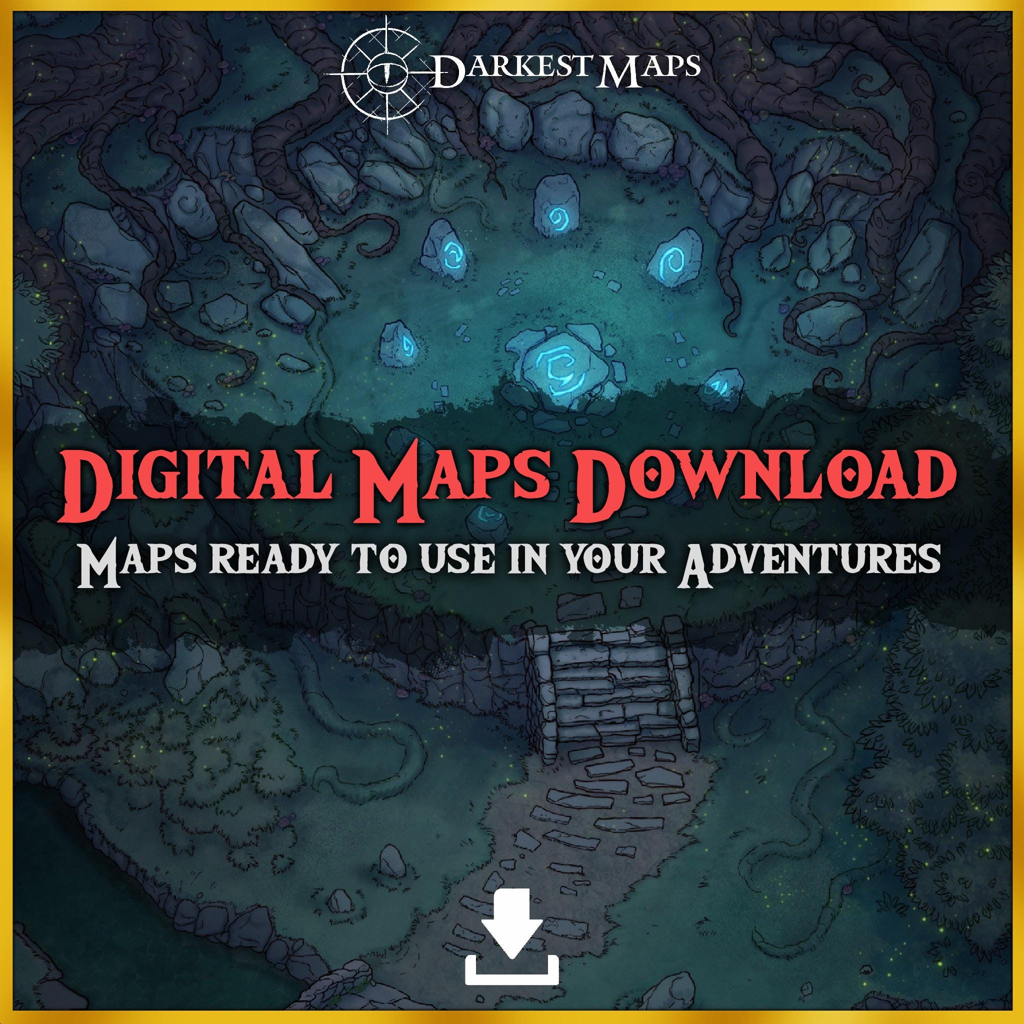 Druidic Circle Battlemap | Dnd Battle Maps, D&D, Dungeons and Dragons ...
