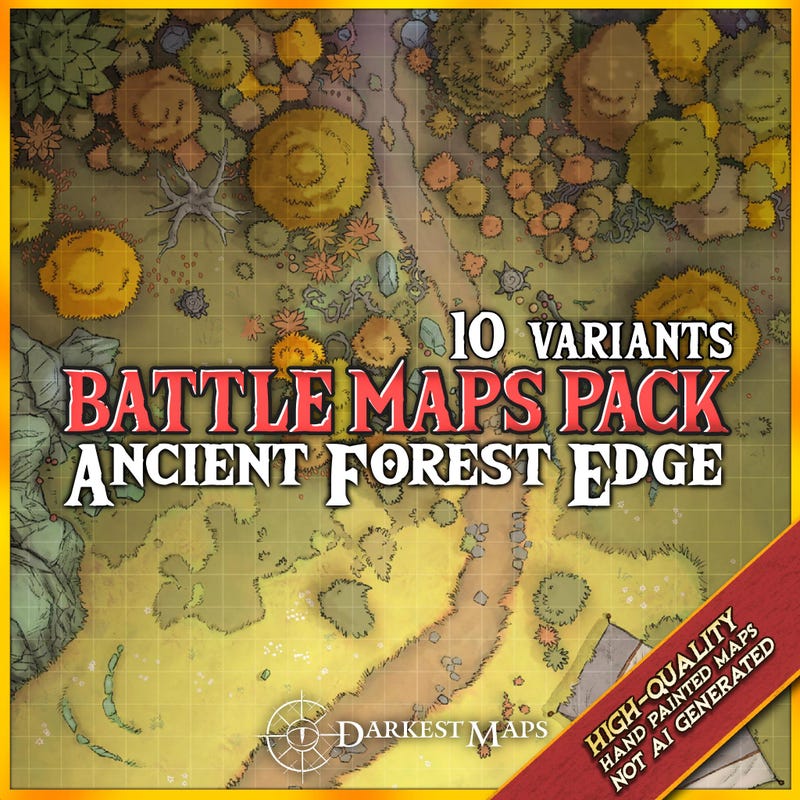 Forest Battlemaps - Etsy