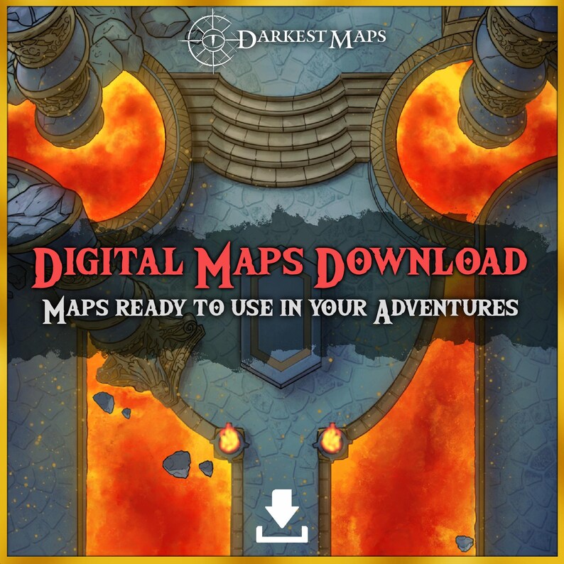 Fantasy Ruins Battlemap | Dnd Battle Maps, D&D, Dungeons and Dragons, Map Collection, Dungeon ...