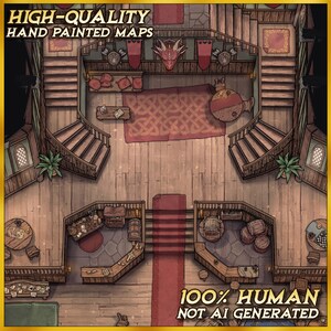 Guild Interior Battlemap | Dnd Battle Maps, D&D, Dungeons and Dragons ...