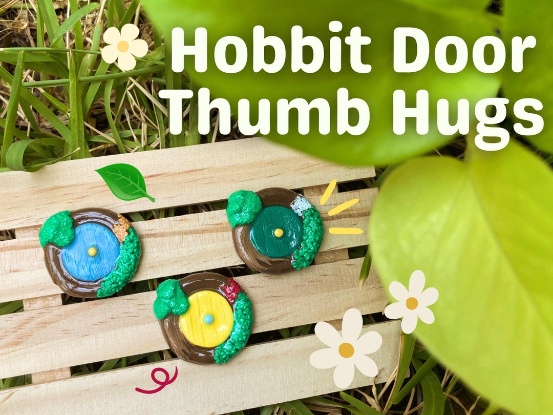Fairy/hobbit Door Thumb Hug - Worry Stone, Fidget Toy, Grounding ...