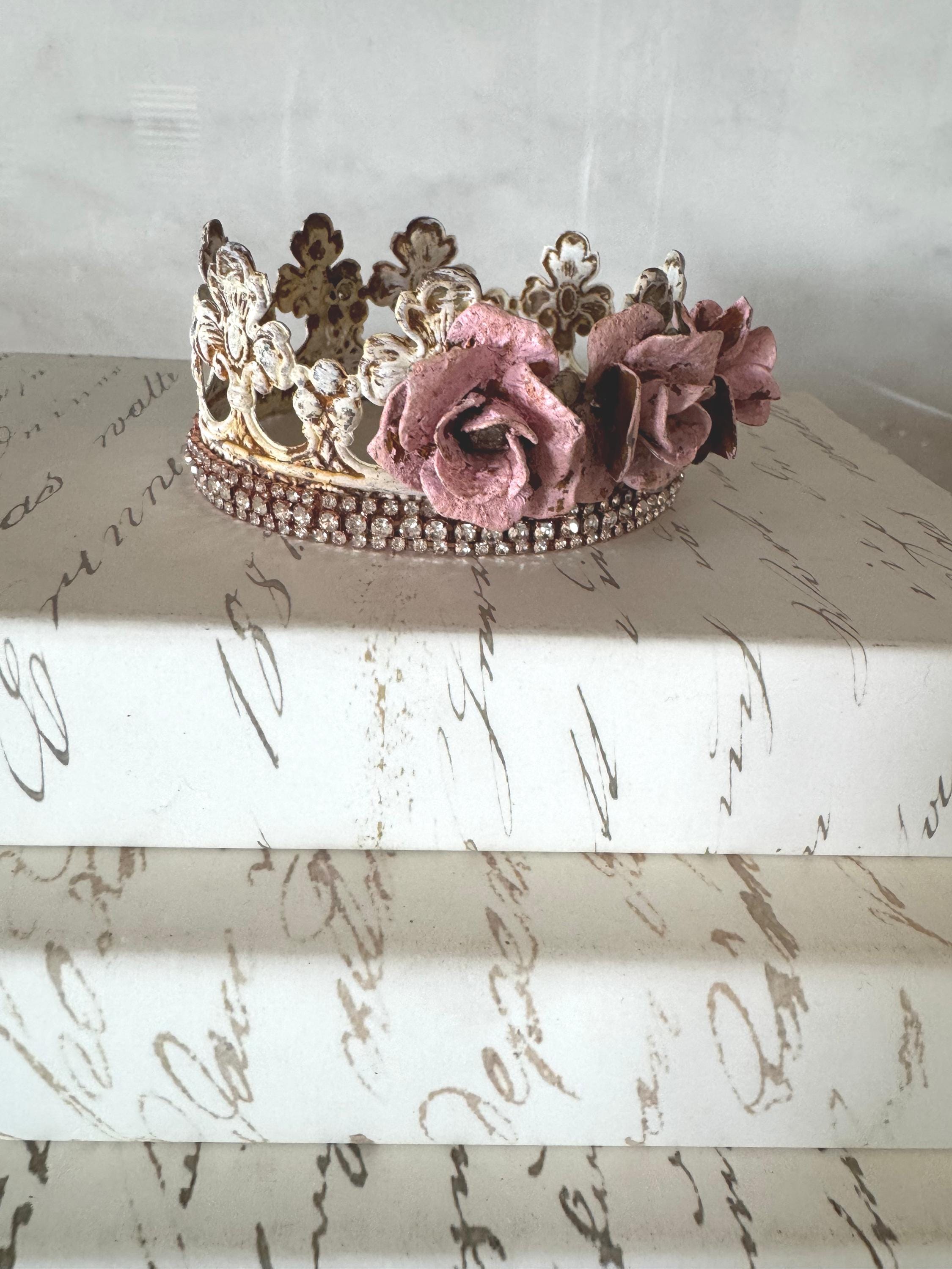Crown of Roses Crown Cake Topper Rose Crown Cake Topper Rose Cake ...