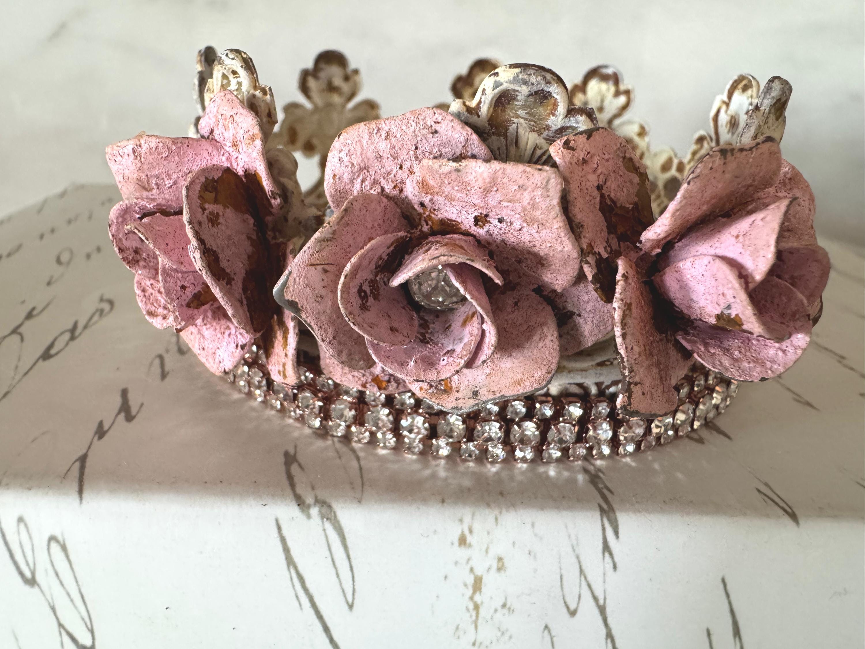 Crown of Roses Crown Cake Topper Rose Crown Cake Topper Rose Cake ...