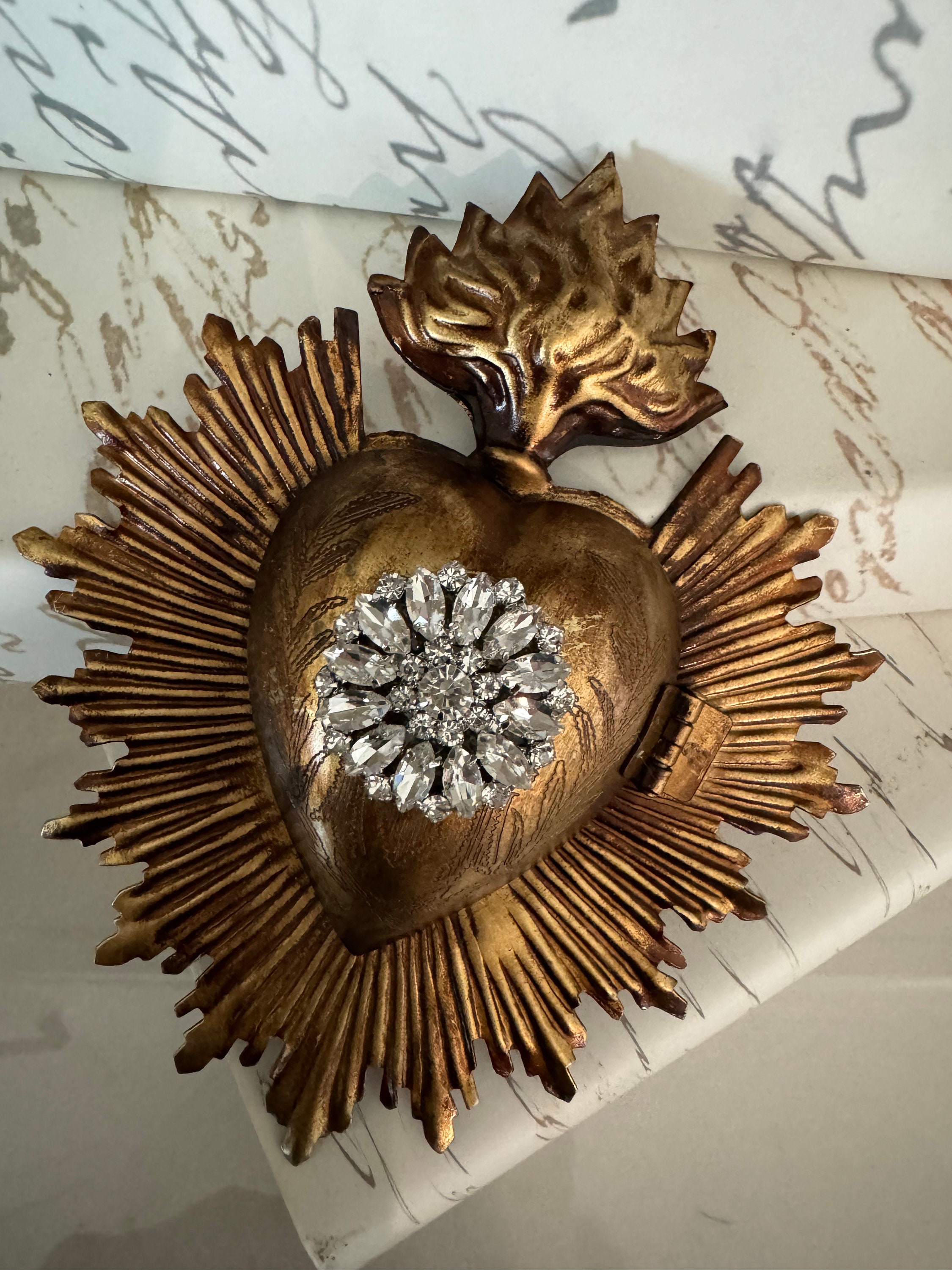 Ex-voto, Sacred Heart Prayer Box, Catholic Prayer Box, Milagro Sacred ...