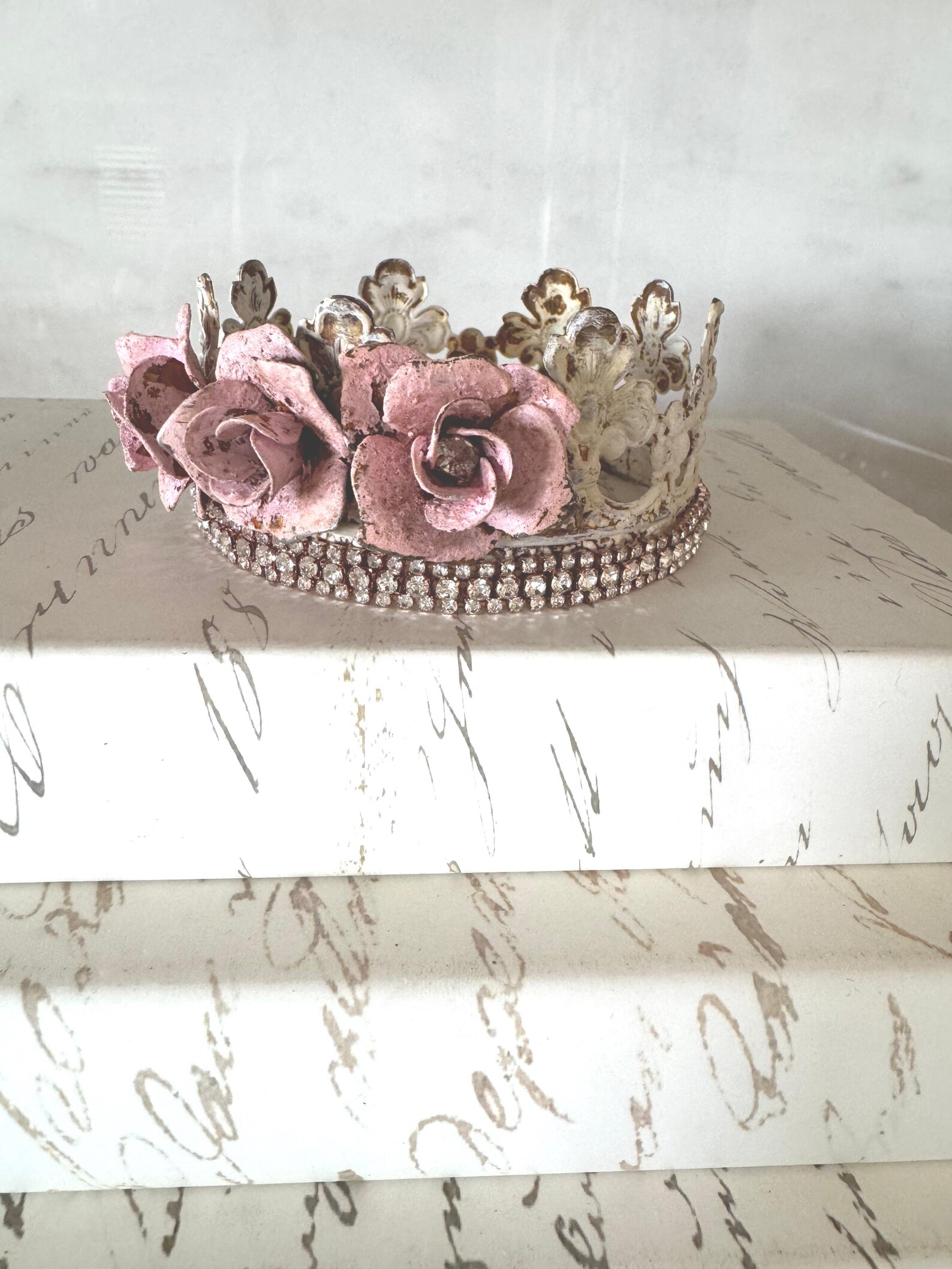 Crown of Roses Crown Cake Topper Rose Crown Cake Topper Rose Cake ...