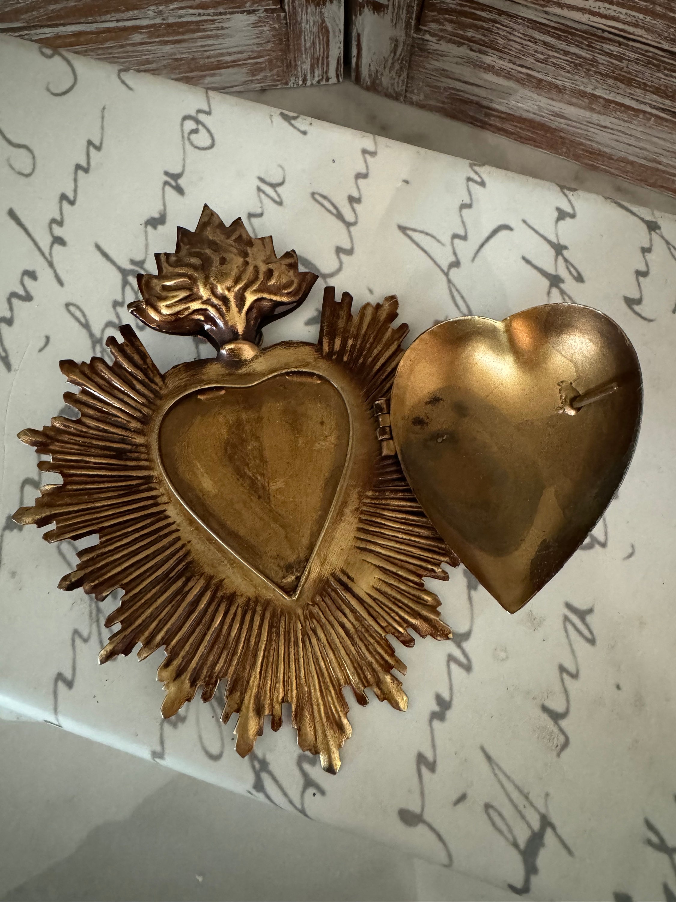 Ex-voto, Sacred Heart Prayer Box, Catholic Prayer Box, Milagro Sacred ...