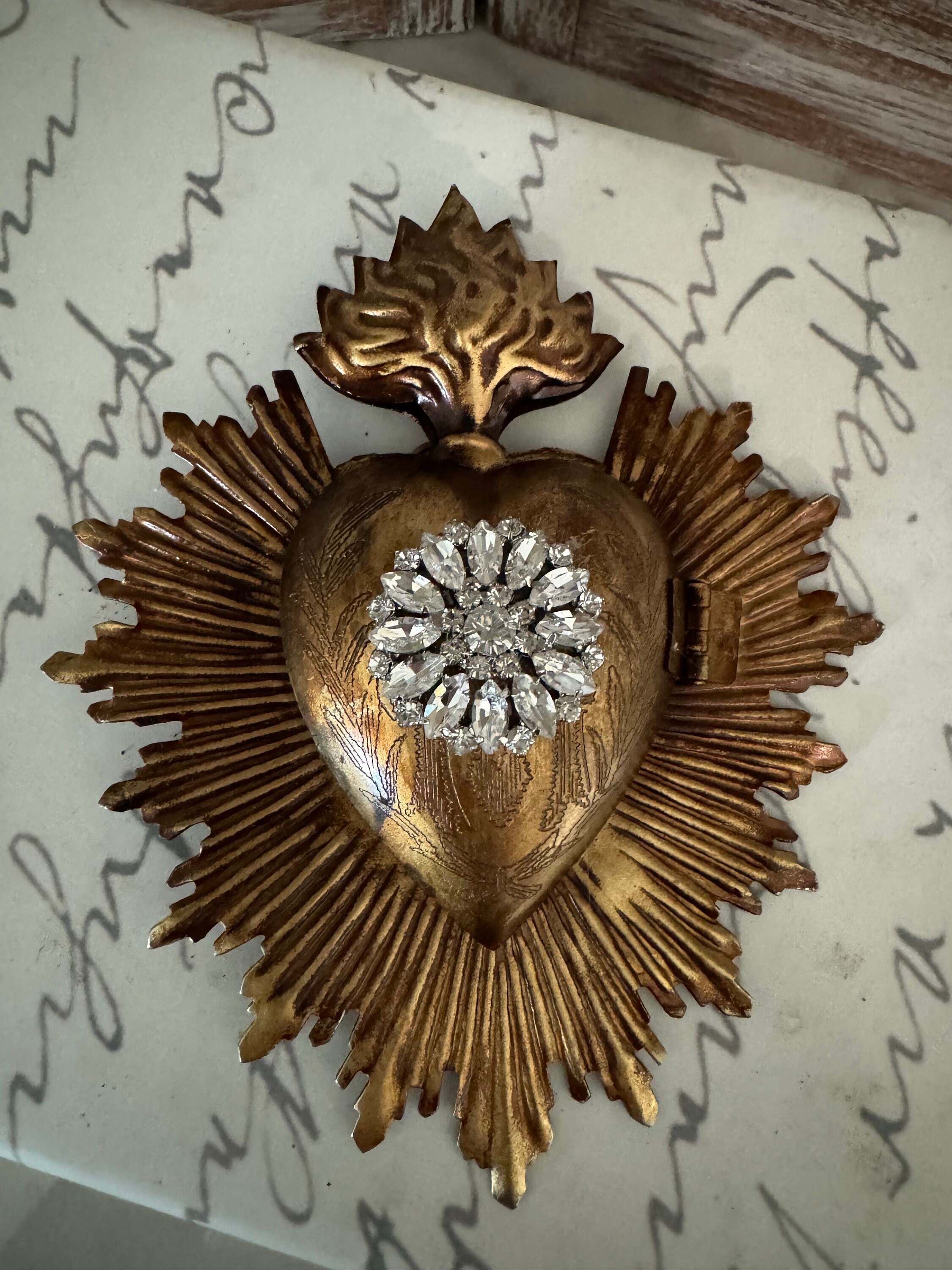 Ex-voto, Sacred Heart Prayer Box, Catholic Prayer Box, Milagro Sacred ...