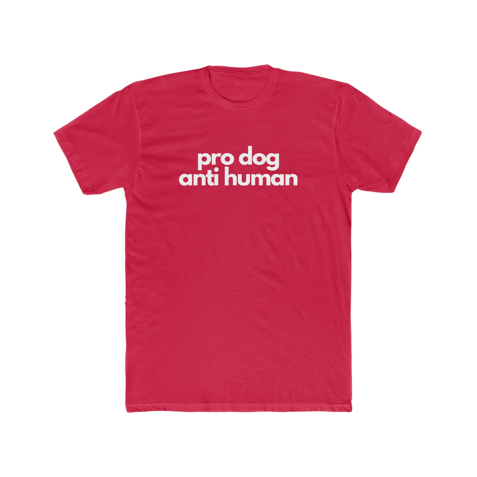 Pro Dog, Anti Human Funny Premium Men's Crew Neck Tee Shirt - Etsy